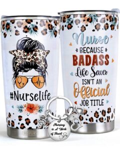 365fury nurse gifts for women - nursing gifts for new nurses - nurses week gifts, christmas, birthday, graduation, nurses day gifts - life nurse gift, rn/lpn/nicu gift, nurse tumbler 20 oz