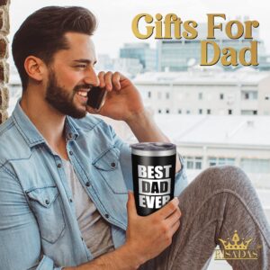 Fathers Day Gift for Dad - Gifts for Dad, Dad Gifts from Daughter Son - Birthday Gifts for Dad, Best Dad Ever Gifts - Fathers Day Gift Ideas for Dad Husband Men, 20 oz Tumbler