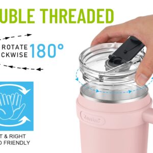 Zenbo 40 oz tumbler with handle and straw,Leak Proof Lid,Keeps Drinks Cold up to 34 Hours,Dishwasher Safe