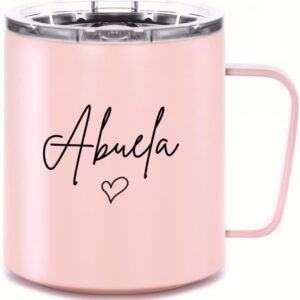 VIOLET & GALE Abuela Gifts in Spanish 12oz Abuelita Coffee Mug Beautiful Abuela Gift for Grandma Regalo Para Abuela