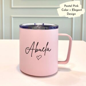 VIOLET & GALE Abuela Gifts in Spanish 12oz Abuelita Coffee Mug Beautiful Abuela Gift for Grandma Regalo Para Abuela