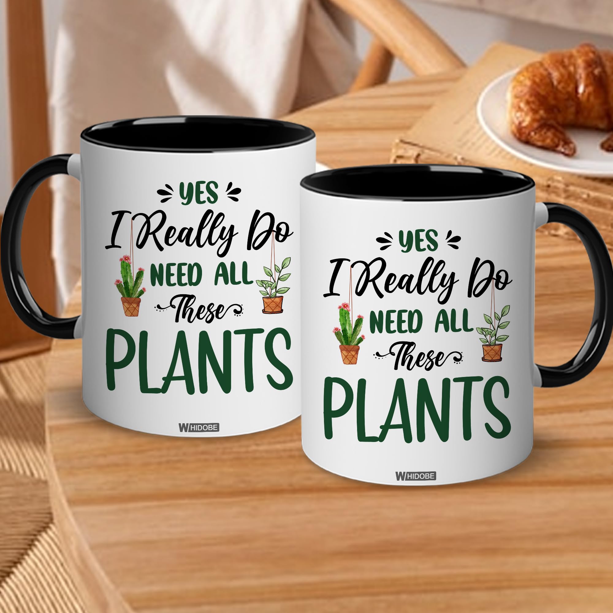 WHIDOBE Gifts For Gardeners, Gardening Mug, Gardening Gifts For Women, Men, Yes I Really Do Need All These Plants Mug, Gardner Mug, Plant Mom Mug, Plant Mug For Plant Lovers, Mom, Woman, Mothers, Dad