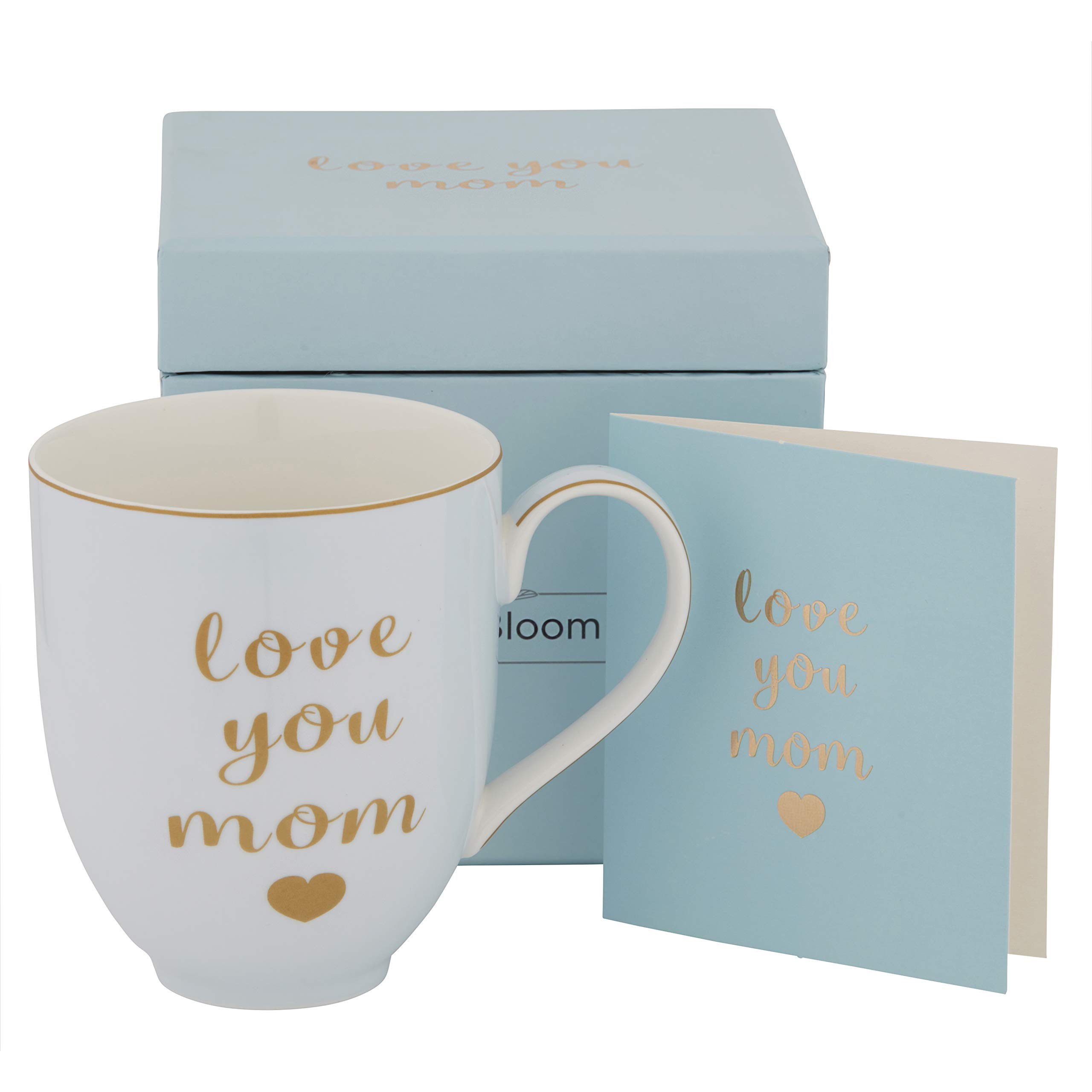 SipNBloom Mom-Mug Mothers Day Gifts for Mom, Mom Coffee Mug Mom Tea Cup Birthday Gifts for Mom, Mom Gifts 13.5 Oz Blue