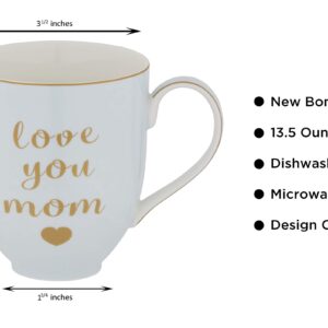 SipNBloom Mom-Mug Mothers Day Gifts for Mom, Mom Coffee Mug Mom Tea Cup Birthday Gifts for Mom, Mom Gifts 13.5 Oz Blue