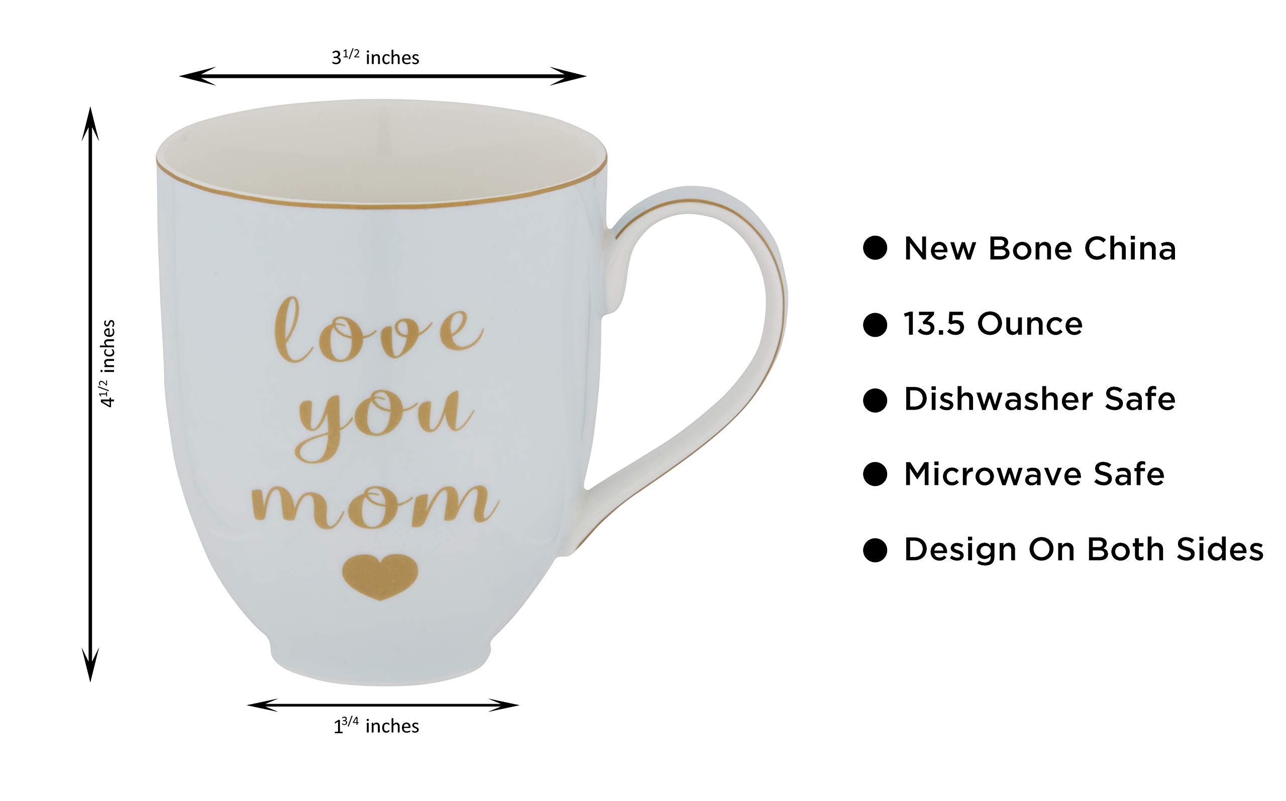 SipNBloom Mom-Mug Mothers Day Gifts for Mom, Mom Coffee Mug Mom Tea Cup Birthday Gifts for Mom, Mom Gifts 13.5 Oz Blue