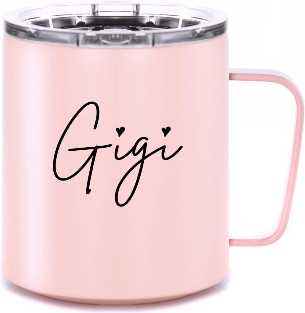 VIOLET & GALE Gigi Gifts for Grandma 12oz Lovely Gigi Coffee Mug for GG from Grandkids Gigi to Be Travel Tumbler Cup