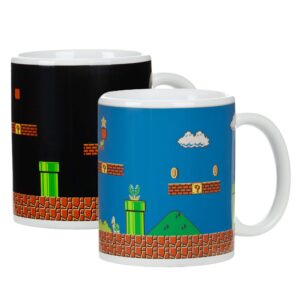 paladone super mario brothers heat changing ceramic coffee mug - collectors edition