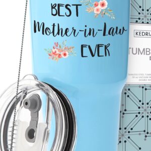 KEDRIAN Mother In Law Tumbler 30oz, Mother In law Gifts From Daughter in Law, Birthday Gift For Mother In Law Gift Mug, Gifts For Mother In Law Birthday Gifts For Mother In Law From Daughter In Law