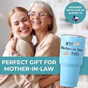 KEDRIAN Mother In Law Tumbler 30oz, Mother In law Gifts From Daughter in Law, Birthday Gift For Mother In Law Gift Mug, Gifts For Mother In Law Birthday Gifts For Mother In Law From Daughter In Law