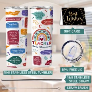 pinata Teacher Appreciation Gifts | Teacher Gifts | Teacher Appreciation 20oz Tumbler | Teacher Gift | Teacher Gifts for Women | Gifts for Teachers | 18/8 Stainless Steel Teacher Tumbler | Coffee Mug