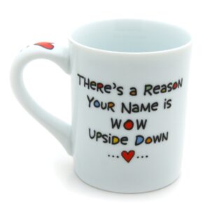 Our Name is Mud “Loved Mom” Cuppa Doodle Porcelain Mug, 16 oz.