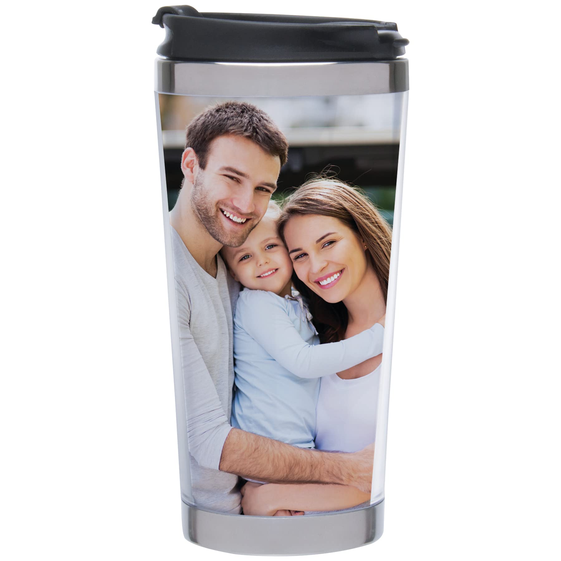 Thermo-Temp Photo Stainless Steel Travel Tumbler - Create Your Own