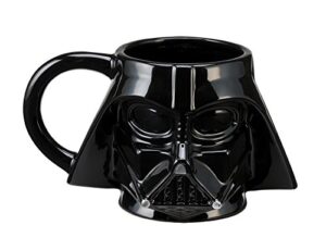 star wars darth vader sculpted ceramic mug, 18fl oz