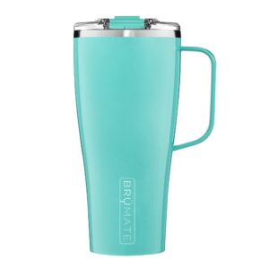 brümate toddy xl - 32oz 100% leak proof insulated coffee mug with handle & lid - stainless steel coffee travel mug - double walled coffee cup (aqua)