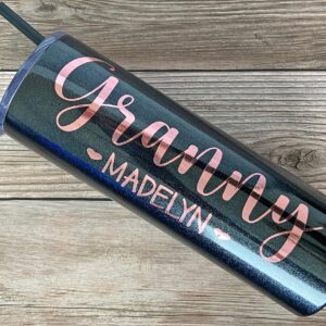 AVITO 20 oz Personalized Mom Tumbler with Kids' Names - Gift for Mom - Mother's Day Gift - Stainless Steel - Vacuum Insulated - Mom Gift - Mothers' Day Gift - Grandma Gift - Grandma Tumbler