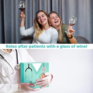 IDEWEI Before Patients After Patients Gift Set, Nurse Gifts for Women Coffee Mug and Wine Glass Idea for Dentist, Doctors Unique Nurse Day Birthday Graduation Appreciation Gifts