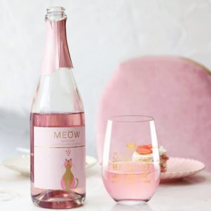 She Believed She Could So She Studied Her Ass Off And She Did, Graduation Gifts for Women, College Graduation Wine Glass Gifts for Women - Unique Congratulations Gifts for Women, 17 Oz