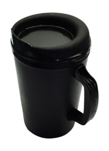 34 oz thermoserv foam insulated coffee mugs - black