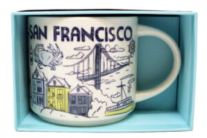 starbucks been there series san francisco,ceramic mug, 14 oz