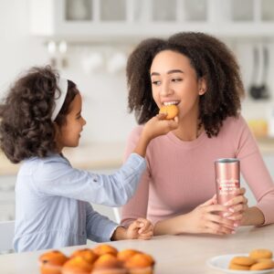 Godmother Gift Skinny Tumbler Godmothers Are a Blessing Thank You for Being Mine, Gift for Mother's Day, Birthday, Thanksgiving 20 oz Stainless Steel Water Tumbler with Straw and Brush (Rose Gold)