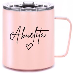 violet & gale abuelita gifts for grandma - 12oz coffee mug tumbler cup - abuela gifts in spanish - regalos para abuelas