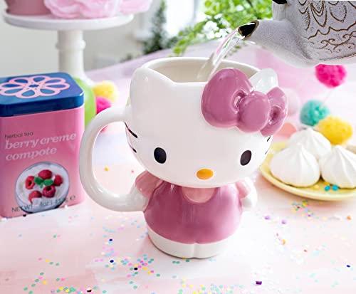 Sanrio Hello Kitty 3D Sculpted Ceramic Mug | Holds 20 Ounces