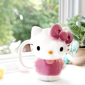 Sanrio Hello Kitty 3D Sculpted Ceramic Mug | Holds 20 Ounces