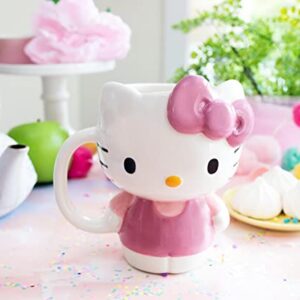 Sanrio Hello Kitty 3D Sculpted Ceramic Mug | Holds 20 Ounces