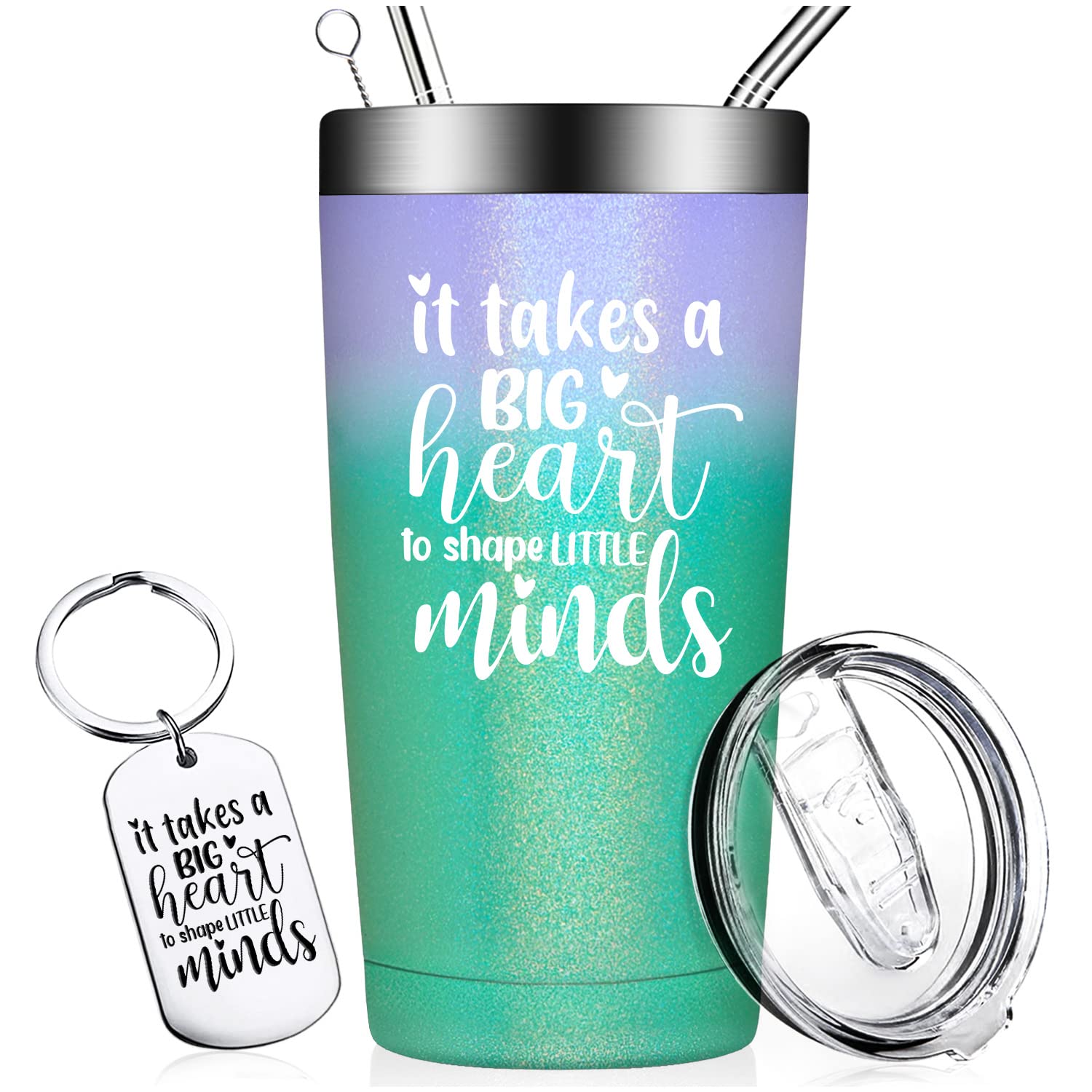 DOEARTE Teacher Appreciation Gifts - Teacher Gifts for Women - Thank You Gifts Ideas for Teachers - Christmas Gifts for Teacher - 20oz Insulated Teacher Tumbler