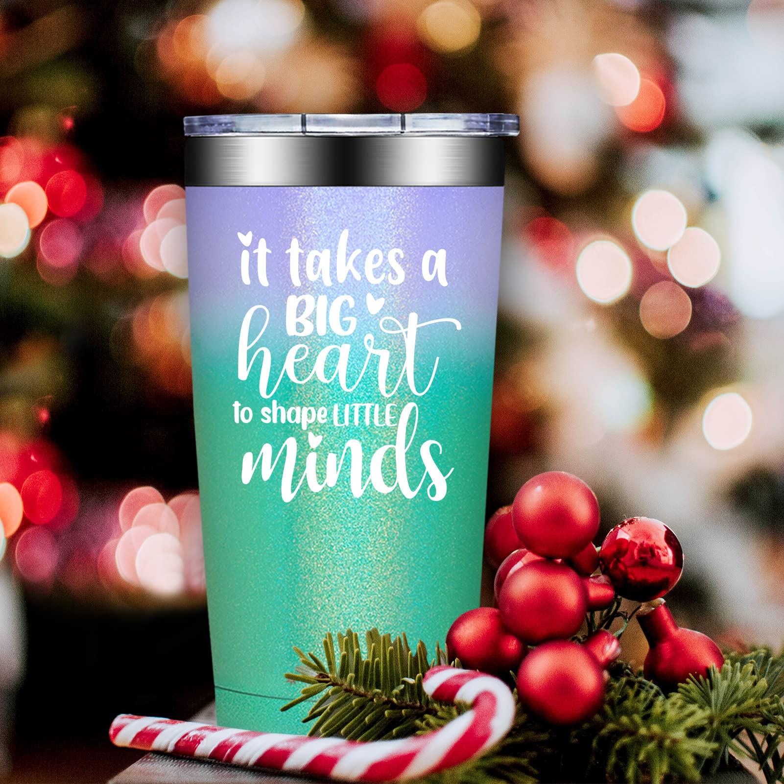 DOEARTE Teacher Appreciation Gifts - Teacher Gifts for Women - Thank You Gifts Ideas for Teachers - Christmas Gifts for Teacher - 20oz Insulated Teacher Tumbler