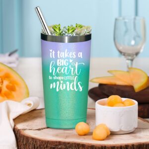 DOEARTE Teacher Appreciation Gifts - Teacher Gifts for Women - Thank You Gifts Ideas for Teachers - Christmas Gifts for Teacher - 20oz Insulated Teacher Tumbler