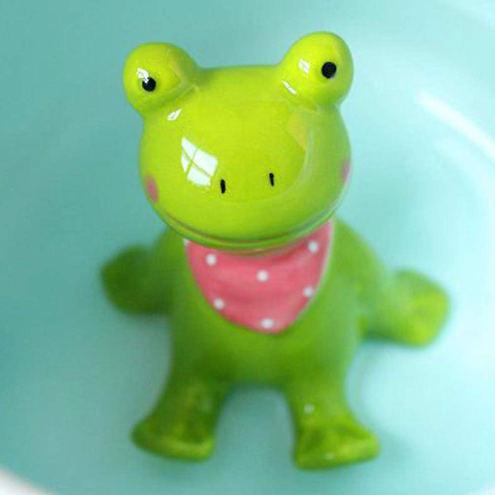 Frog Figurine Ceramics Coffeemugs Funny Teacups - 3D Animal Inside Coffee Mug for Boys Girls Women Men, 12oz