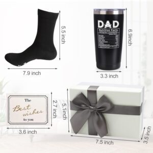 UAREHIBY Gifts For Dad From Daughter,20 OZ Insulated Tumbler Father Day Gifts,Gifts Basket Who have Everything For Husband,Men,Him with Socks