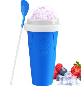 raumaxe slushy maker cup, slushy cup maker ice cup frozen magic squeeze cup slushie cup tik tok cooling maker cup freeze mug silicone milkshake smoothie mug