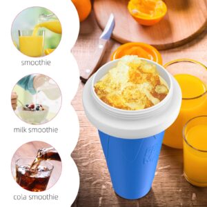 RAUMAXE Slushy Maker Cup, Slushy Cup Maker Ice Cup Frozen Magic Squeeze Cup Slushie Cup Tik Tok Cooling Maker Cup Freeze Mug Silicone Milkshake Smoothie Mug