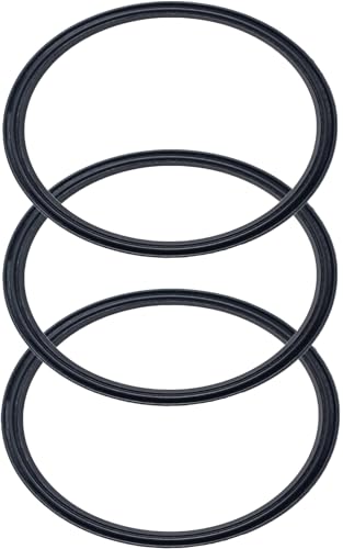 Pack of 3, 30 oz Replacement Rubber Lid Ring, 3.7 Inch Diameter - Gasket Seals, Lid for Insulated Stainless Steel Tumblers, Cups Vacuum, fit for Brands Yeti, Ozark Trail, Beast, Black by C&Berg