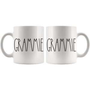 Grammie Mug, Grammie Mug Gifts for Christmas Coffee Cup, Birthday Gift, Mother's Day/Father's Day, Family Coffee Mug For Birthday Present For The Best Grammie Ever Coffee Cup 11oz