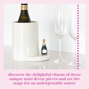 Nora Fleming Hand-Painted mini: champagne calibrations (champagne bottle) A94