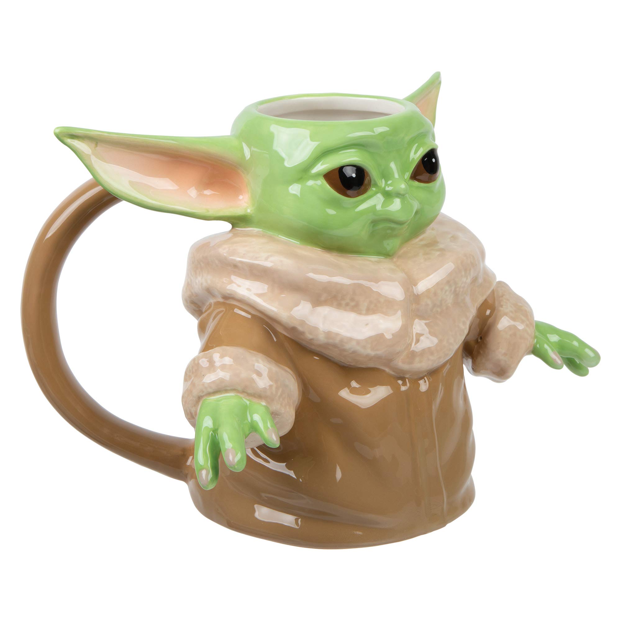 Bioworld Star Wars The Mandalorian The Child Grogu 20 Oz Sculpted Ceramic Mug