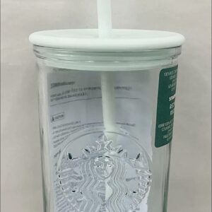 Starbucks Spring 2023 Recycled Glass Mint Triangle Bottom Cold Cup 16 oz Tumbler