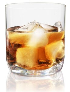 vivocci unbreakable tritan plastic rocks 12.5 oz whiskey & double old fashioned glasses | thumb indent base | ideal for bourbon & scotch | perfect for homes & bars | dishwasher safe barware | set of 2