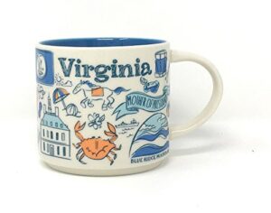 starbucks been there series mug, 14 ounce (virginia)