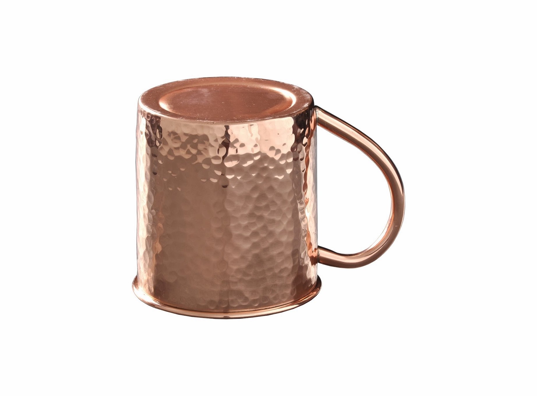 Alchemade 100% Pure Hammered Copper Mug - 14 Ounce Mug For Mules, Cocktails, Or Your Favorite Beverage - Seamlessly Made to Last a Lifetime Tarnish Free