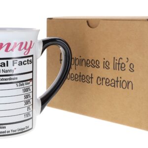 Cottage Creek Nanny Mug, 16oz. Ceramic Nanny Coffee Mug, Nanny Grandma Gifts