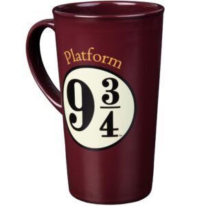 Harry Potter Platform 9 3/4 Tall Mug, 17oz - Hogwarts Express Image Activates with Heat - Large Tumbler Style - Officially Licensed - Gift for Kids & Adults