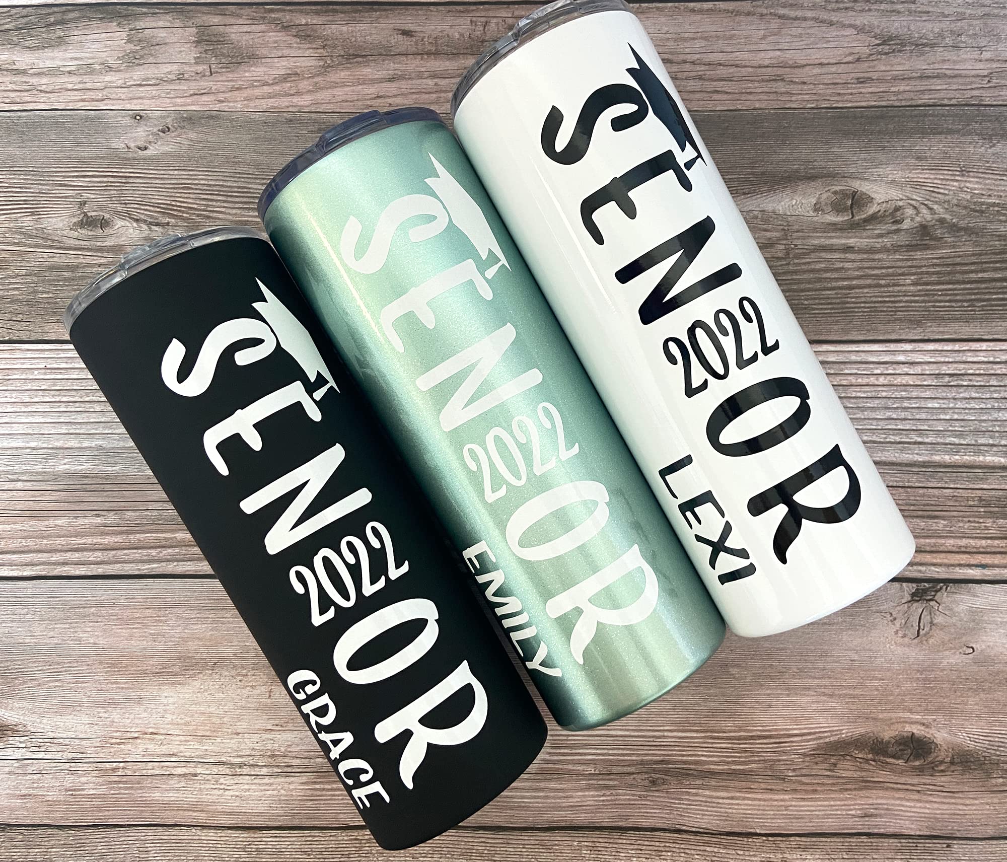 AVITO 20 oz Personalized Graduation Gift, Graduation Tumbler, Class of 2022 & 2023, Graduation Gift for Her, Class of 2022 & 2023, Seniors 2022 2023, Personalized Graduation Gift