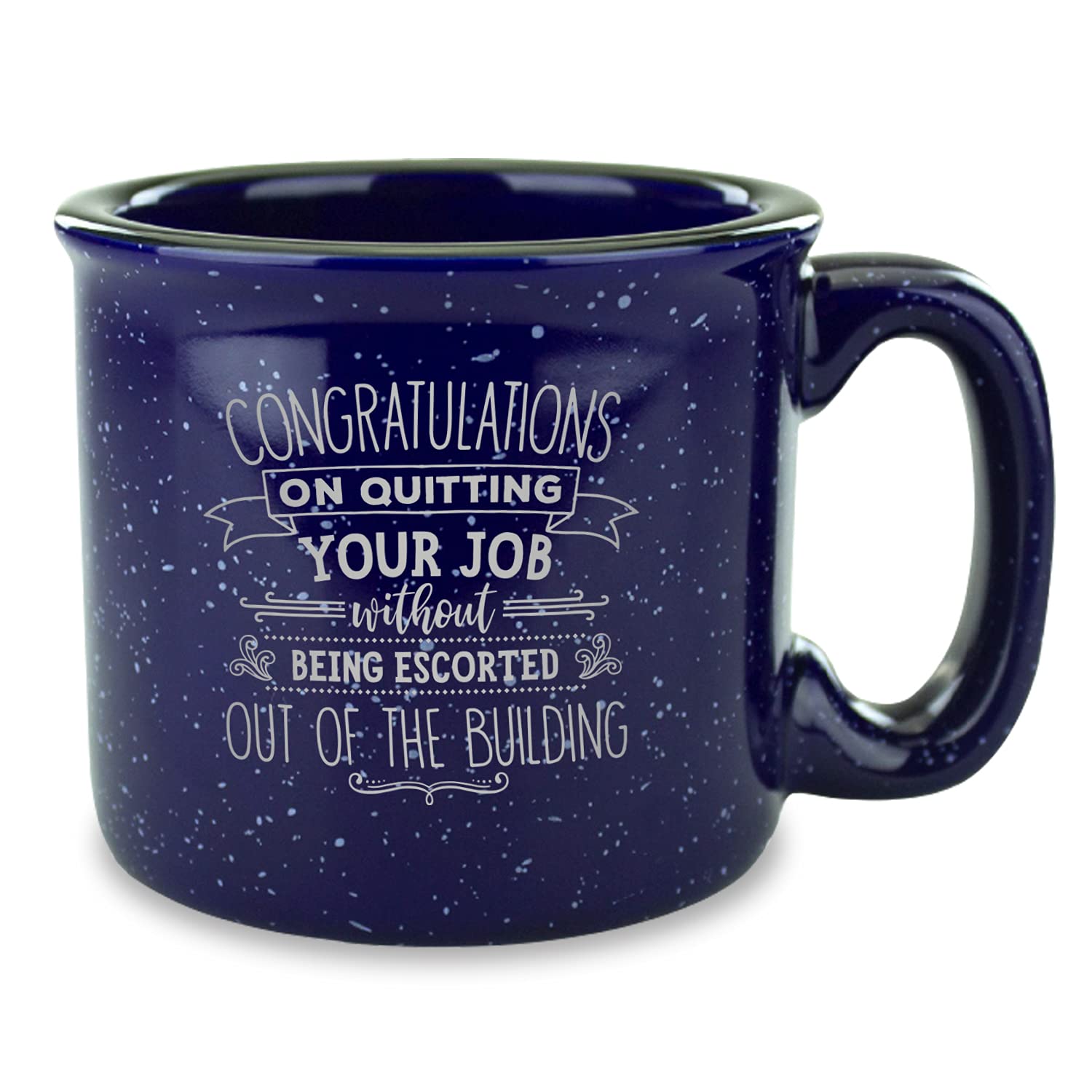 Bad Bananas Farewell Gifts For Coworkers - 15oz Campfire Coffee Mug - Congratulations on Quitting Your Job - Coworker Leaving Gifts for Women, Men, Colleagues