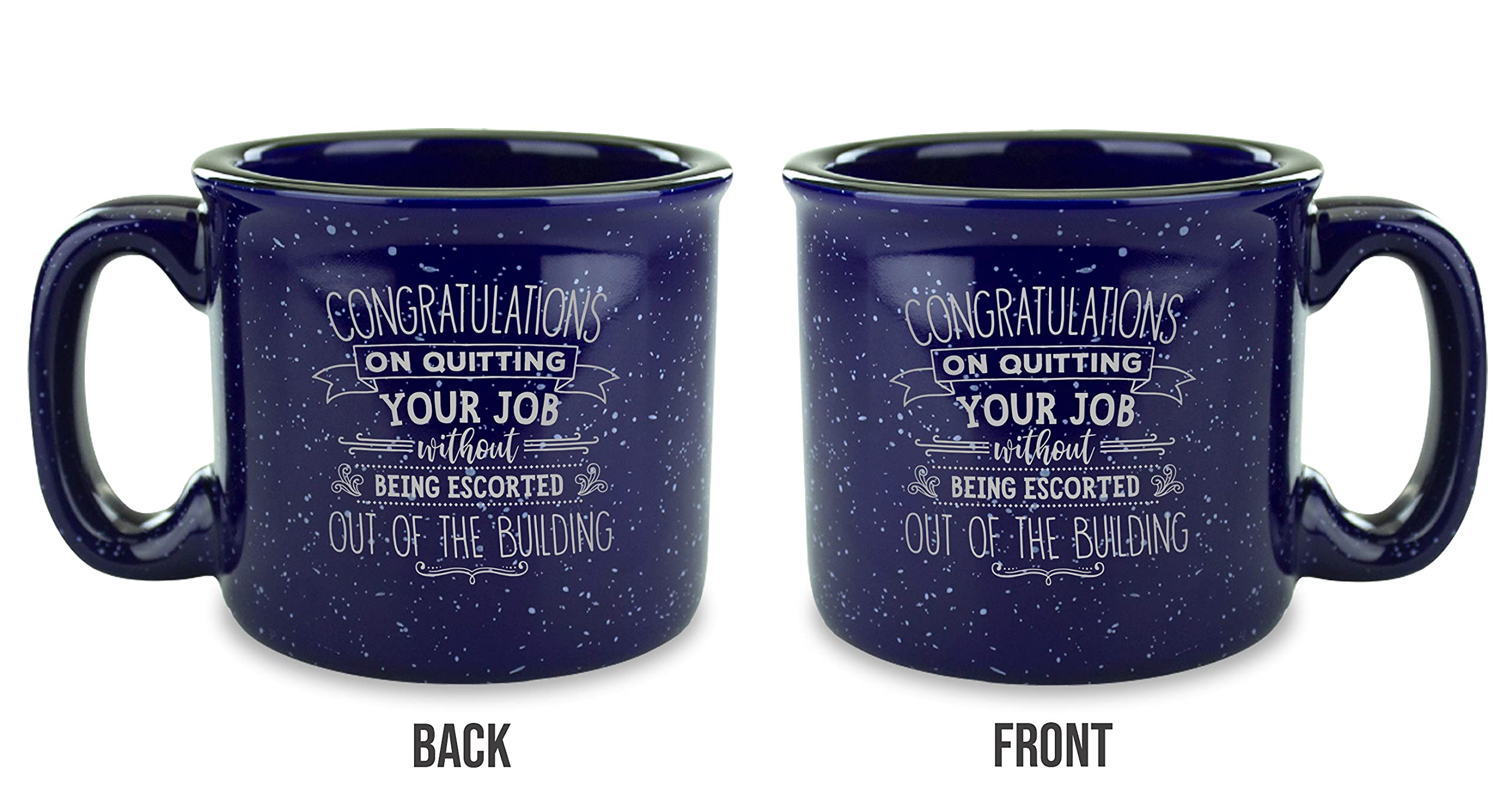 Bad Bananas Farewell Gifts For Coworkers - 15oz Campfire Coffee Mug - Congratulations on Quitting Your Job - Coworker Leaving Gifts for Women, Men, Colleagues