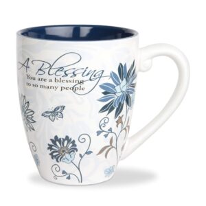 pavilion gift company blessing ceramic mug, 17-ounce, mark my words,multicolored