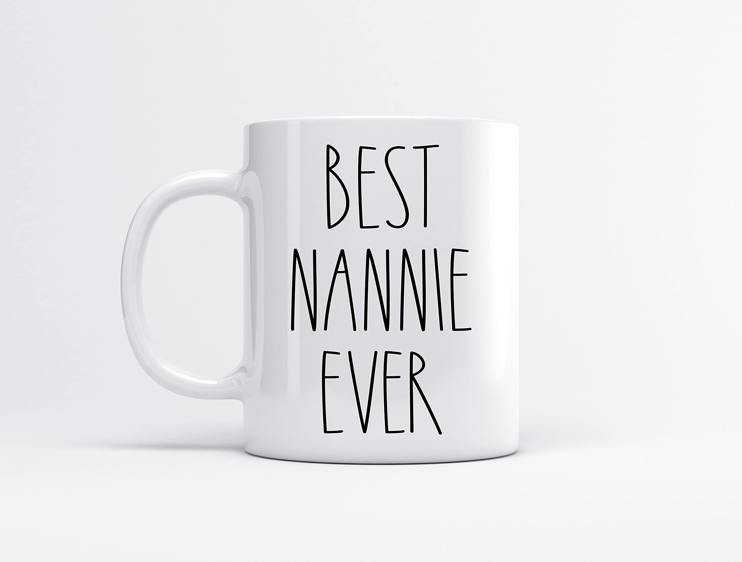 Best Nannie Ever Coffee Mug - Gifts for Christmas - Nannie Birthday Gifts Coffee Mug - Father's Day/Mother's Day - Family Coffee Mug For Birthday Present For The Best Nannie Ever Mug 11oz